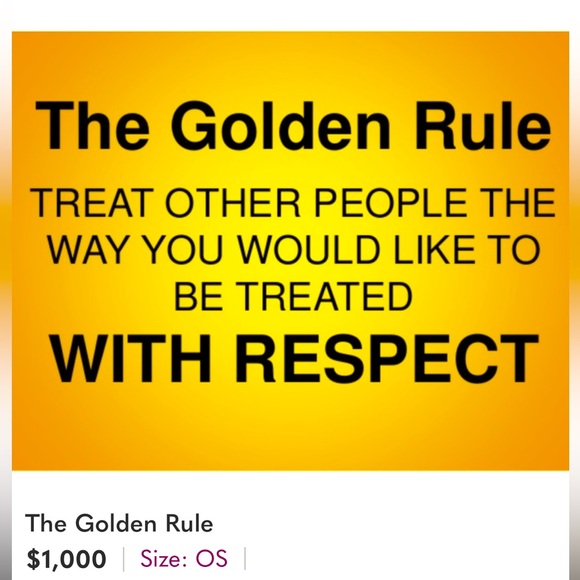 Other | Golden Rule Wall Art | Poshmark